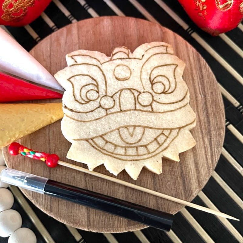 Chinese Dragon DIY Cookie Kit | Sassy Bakes