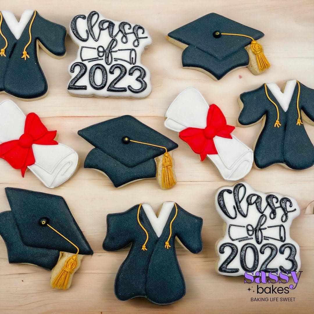 Graduation Cookies | Sassy Bakes